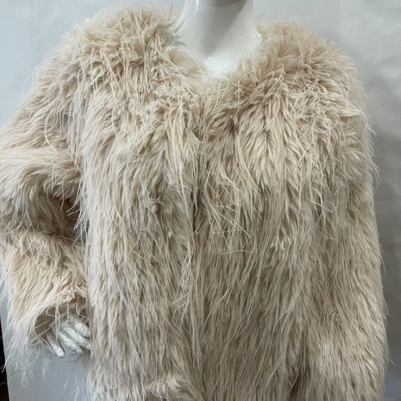 Jackets & Coats | Faux Fur Shaggy Jacket Coat | Poshmark